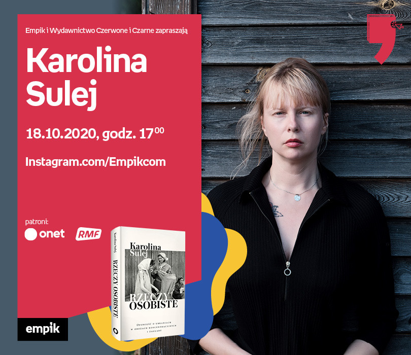 Karolina Sulej – Premiera | Wirtualne Targi Książki | Bilety na wydarzenie | Internet | Going.