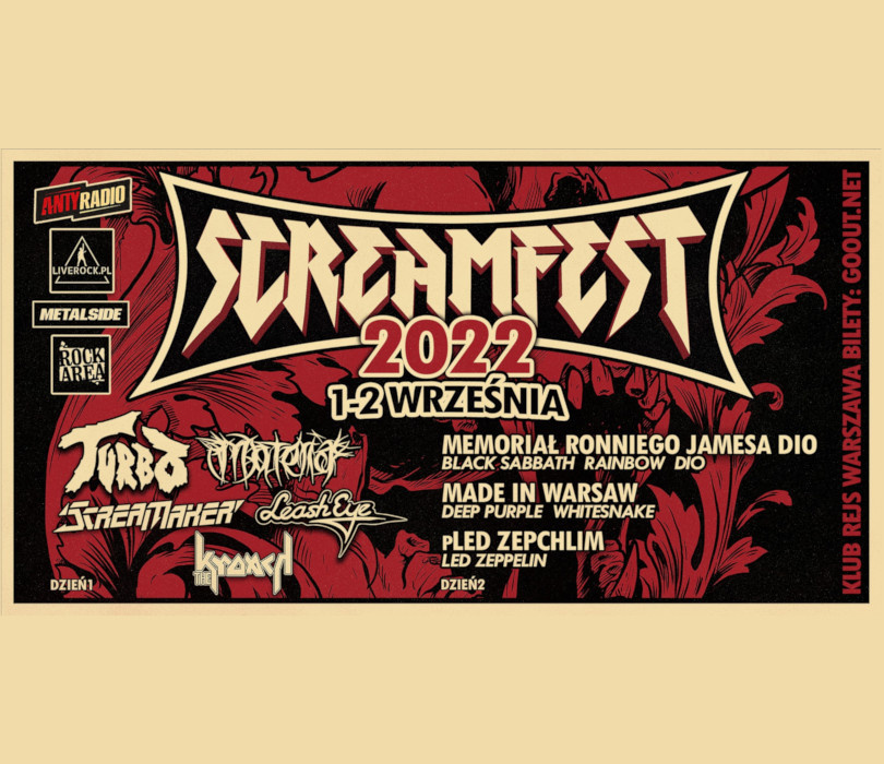 ScreamFest 2022 - Turbo, Materia, Scream Maker, Leash Eye, The Kroach ...